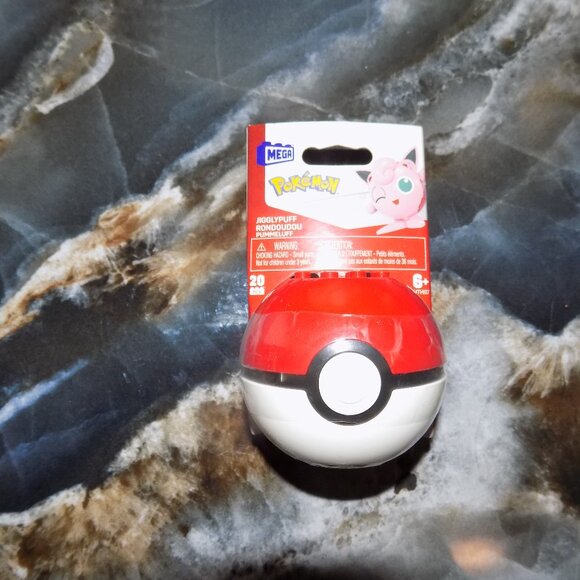 Mattel | Toys | Mega Pokemon Poke Ball Jigglypuff 2 Piece Building Set ...